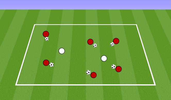 Football/Soccer: WARM UP TURNAROUND (Warm-ups, Beginner)