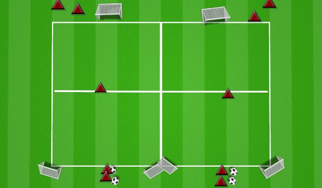 Football/Soccer: 1v1 PRESSING (Small-Sided Games, Moderate)
