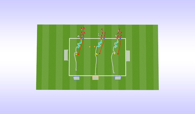 Football/Soccer: U12 Dribbling (Technical: Dribbling and RWB, Moderate)