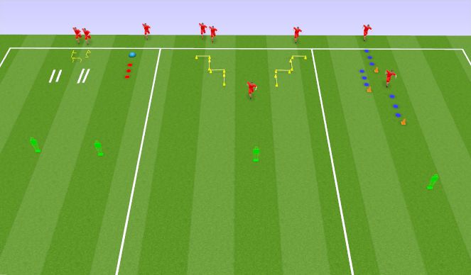 Football/Soccer: Kickers FC Speed Training (Physical: Speed, Moderate)