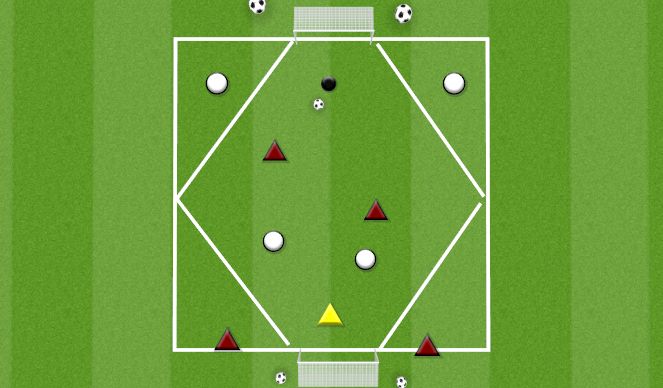 Football/Soccer: RONDO #2 (Tactical: Possession, Moderate)