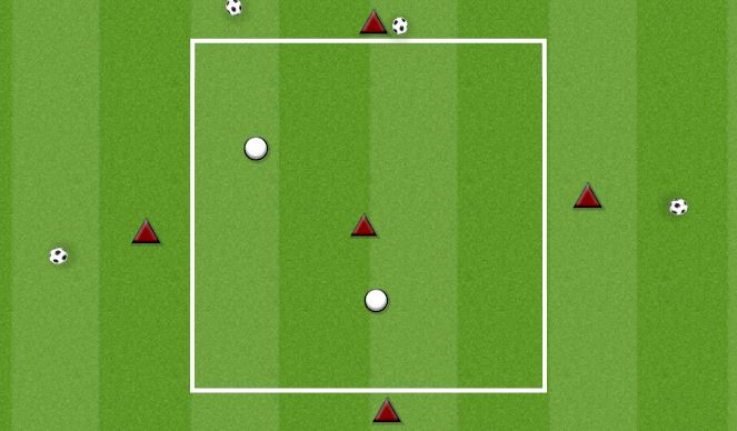 Football/Soccer: RONDO #2 (Tactical: Possession, Moderate)