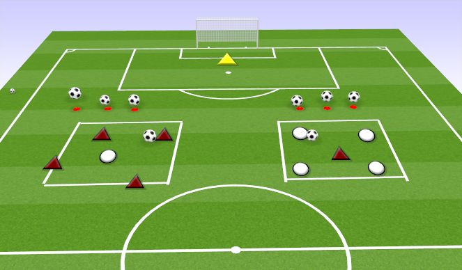 Football/Soccer: RONDO #3 (Tactical: Possession, Moderate)
