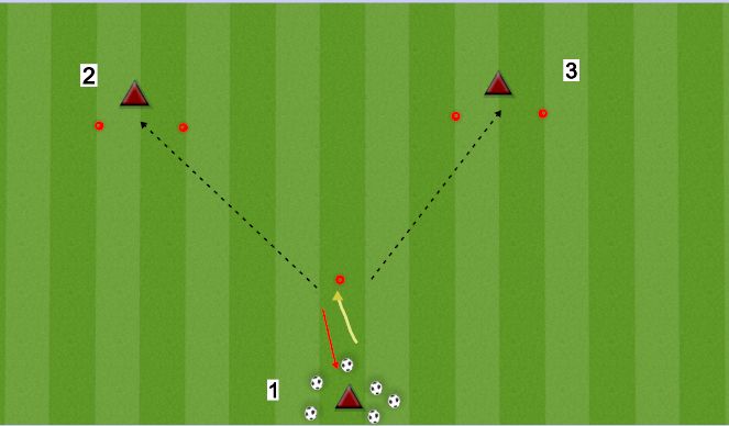 Football/Soccer: PASSING #3 (Technical: Passing & Receiving , Moderate)