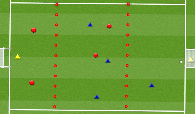 Football/Soccer: Stuck in the mud match (Technical: Movement off the ...