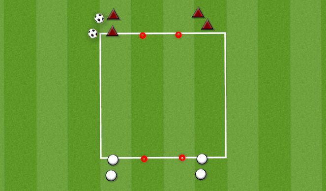 Football/Soccer: DEFENDING 2V2 (Tactical: Defensive principles, Moderate)