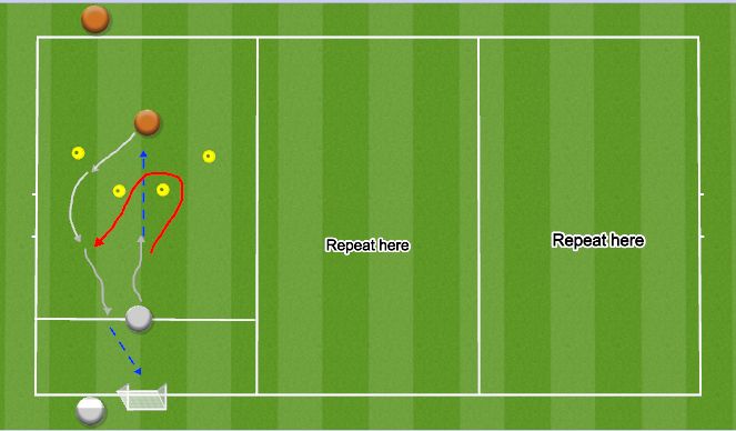 Football/Soccer: Technical Training #2 - 7 v 7 & 9 v 9 teams (Technical: Passing & Receiving ...