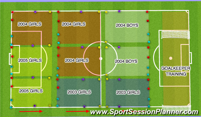 Football/Soccer: Individual Defending Field Set Up (Functional ...