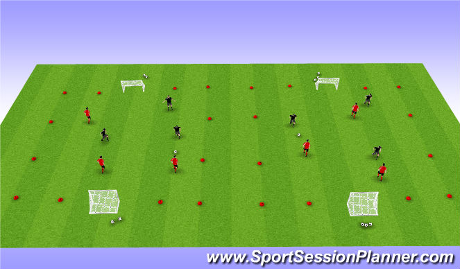 Football/Soccer: Cycle 6 - Checking shoulder - session 4 (Technical ...