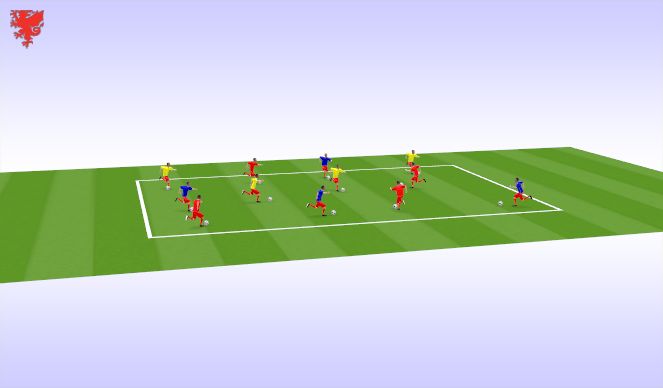 Football/Soccer: Dribbling and passing U9s (Technical: Ball Control ...