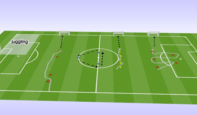 Football/Soccer: Train Like a Pro (Technical: Dribbling and RWB, Beginner)