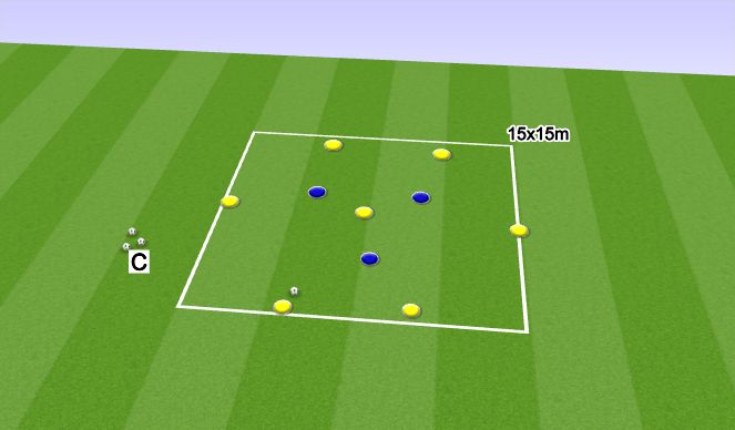 Football/Soccer: Rondo 5v3 v 7V3 (Tactical: Possession, Moderate)