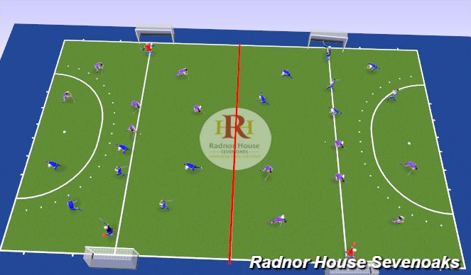 Hockey: Y7&8 WK4 Game Play (Tactical: Offensive (Even Numbers), Under 12s)