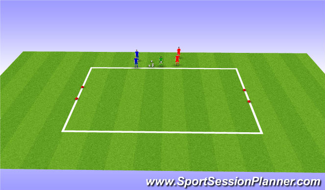 Football/Soccer: 1v1 (Directional) (Small-Sided Games, Beginner)