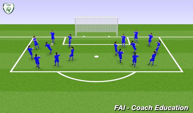 Football/Soccer: MGL U13 Warm up (Warm-ups, Academy Sessions)