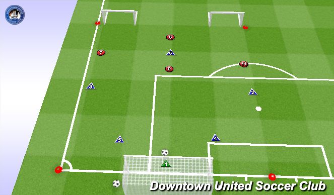Football/Soccer: Build Out: Get Open / Create & Use Space (28x33 space ...