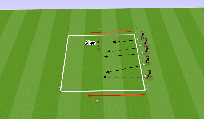 Football/Soccer: Player Arrival Activity (Technical: General, Beginner)