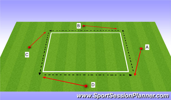 Football/Soccer: Passing & Receiving: Checking At Angle (Technical ...