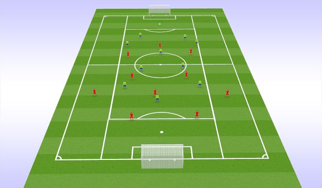 Football/Soccer: Switching play (Tactical: Switching play, Moderate)