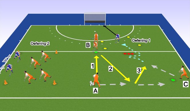 Hockey: KP Training 17 24-4-2023 (Technical: Passing, Under 12s)