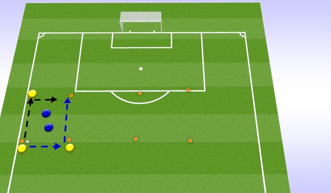 Football/Soccer: Pass and Move (Technical: Passing & Receiving , Beginner)