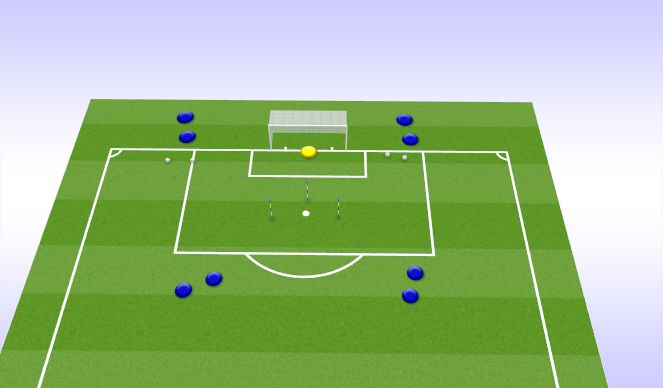 Football/Soccer: Pass and Move (Technical: Passing & Receiving , Beginner)