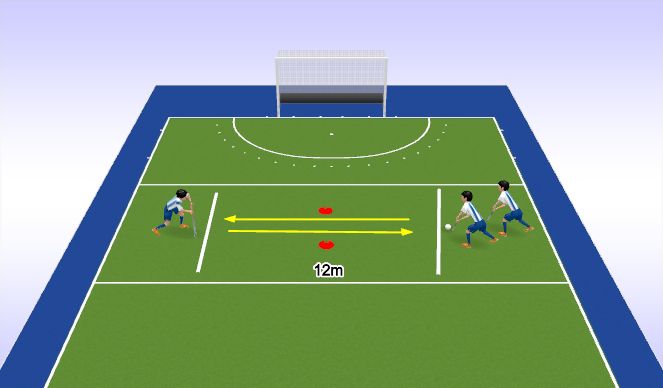 Hockey: HWHC 30-4-23 U6 - U7 (Push passing) (Technical: Passing ...