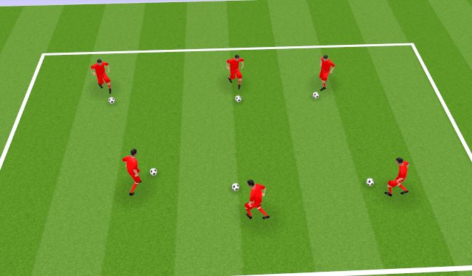 Football/Soccer: backfoot receiving U11 / U12 (Technical: Passing & Receiving , Moderate)