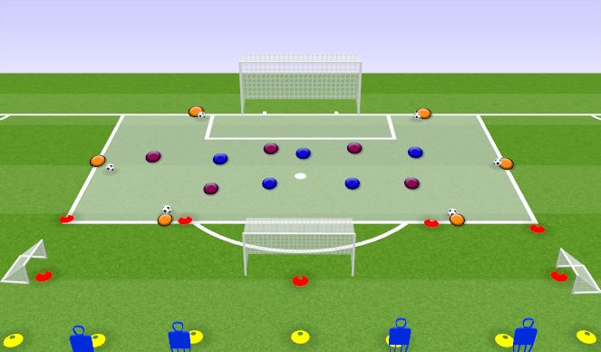 Football/Soccer: Switching Play (without GK) - 2 (Tactical: Switching ...