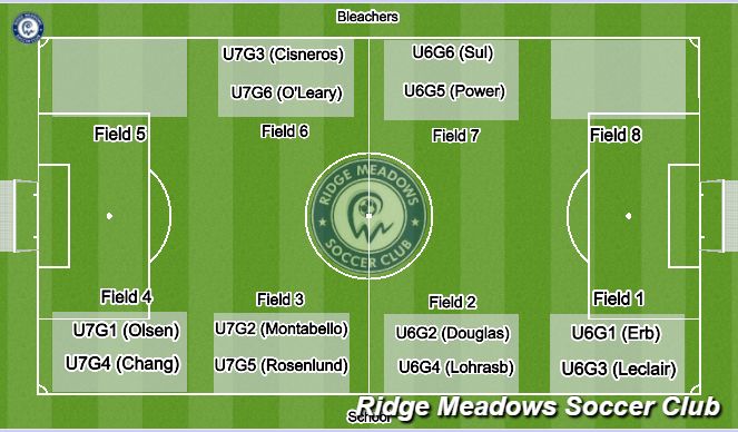 Football/Soccer: RMSC Fundamental Field Maps (Warm-ups, Academy Sessions)