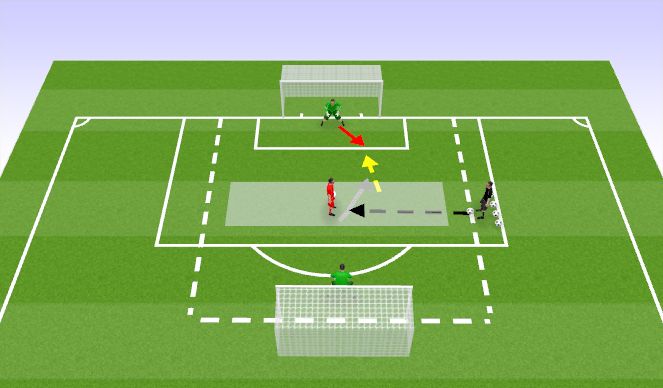 Football/Soccer: 1v1 (Goalkeeping: 1 v 1, Moderate)