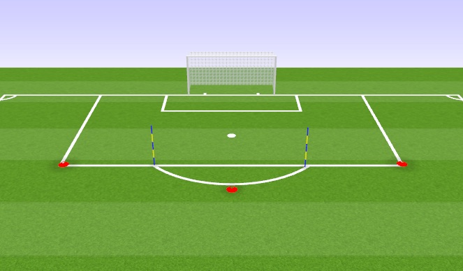 Football/Soccer: 1v1 foundations and striking to goal (Goalkeeping: 1 v ...