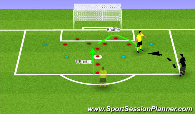 Football/Soccer: Hook (Goalkeeping: Agility/Diving techniques, Moderate)