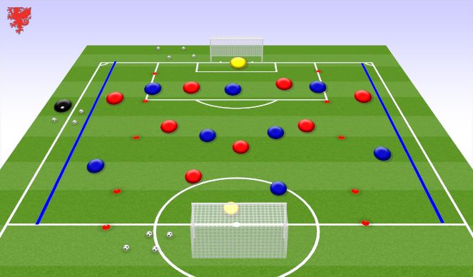 Football/Soccer: FAW/UEFA A - Team Training 2 (Tactical: Switching play ...