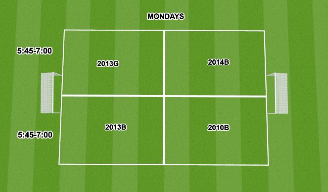 Football/Soccer: Mondays (Academy: Attacking transition game, Beginner)