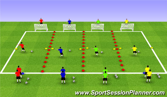 Football/Soccer: Mini Kick - Jack In the Box (Technical: Shooting ...
