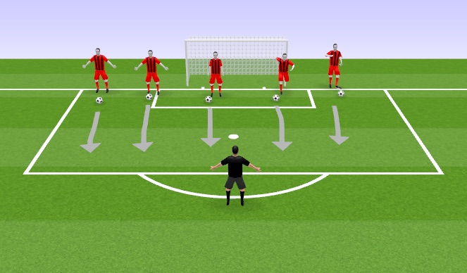 Football/Soccer: Green light , Red light (Technical: General, Beginner)