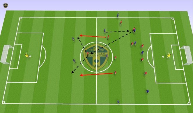 Football/Soccer: 4-5-1 Defending (Tactical: Defensive principles, Moderate)