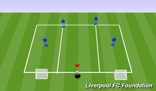 Football/Soccer: 121 back to goal, turn skills & finish (Technical ...