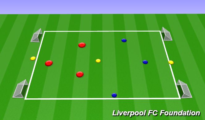 Football/Soccer: 3v3v3 with Neutral players SSG (Small-Sided Games ...