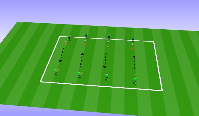 Football/Soccer: J.U w1 (control-pass) (Technical: General, Beginner)