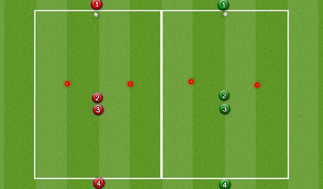Football/Soccer: 1/2 Combination W/ Inverted Run (Technical: Passing ...