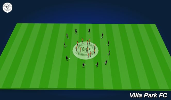 Football/Soccer: Pass and Move (Warm-ups, Academy Sessions)