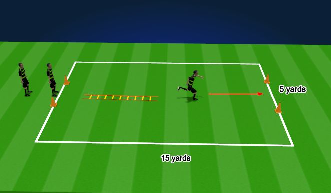 Football/Soccer: Ladder work (Physical: Agility, Difficult)