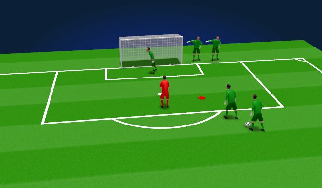Football/Soccer: Boys Technical (Goalkeeping: Footwork/Handling, Moderate)