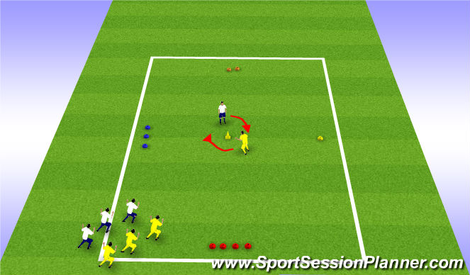 Football/Soccer: Dynamic Reaction (Physical: Agility, Moderate)