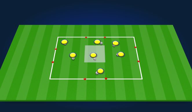 Football/Soccer: 1v1 Attacking (Technical: Dribbling and RWB, Moderate)