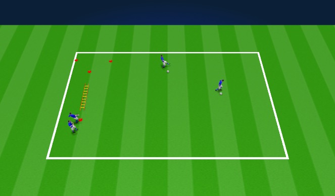 Football/Soccer: Elite level training - adapting to changing scenarios 1v1, 2v1, 2v2 and 3v2 ...