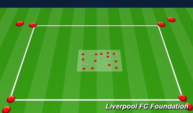 Football/Soccer: Equipment collect invasion game (Technical: Dribbling ...