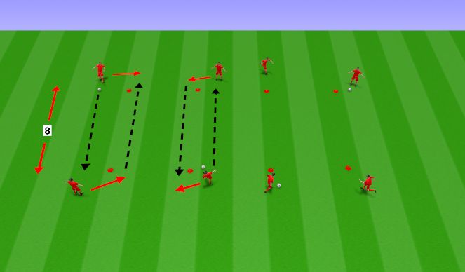 Football/Soccer: U9/10 Winter Team Practice - Session #4 (Passing ...